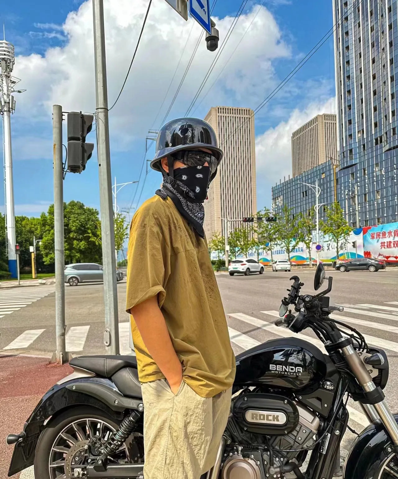Bucket helmet/bike life helmet – ChargedMoto